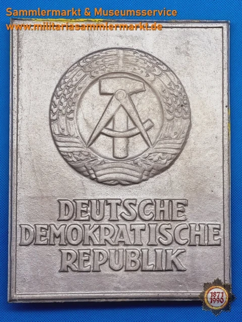 SCHILD FÜR DDR Grenzsäule, Grenzpfahl, Grenzschild, Deutsche ...