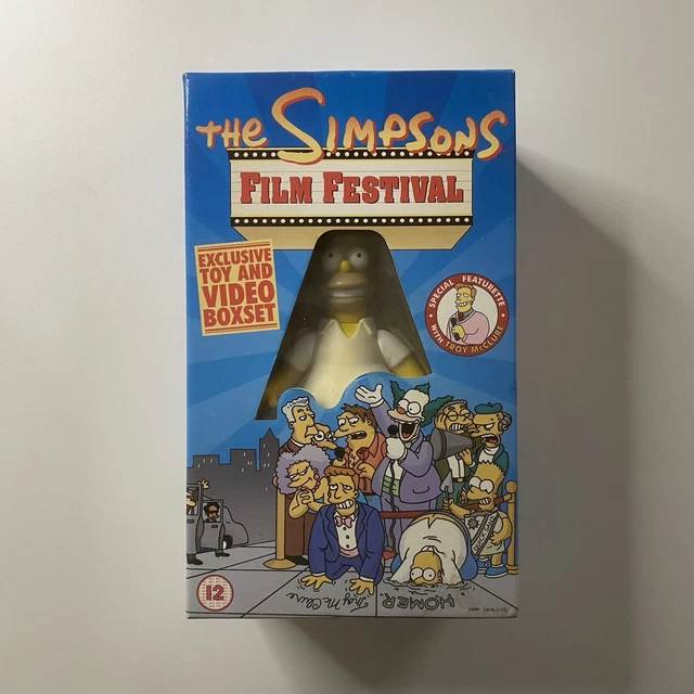 SIMPSONS FILM FESTIVAL VHS With Homer Figure! £8.64 - PicClick UK
