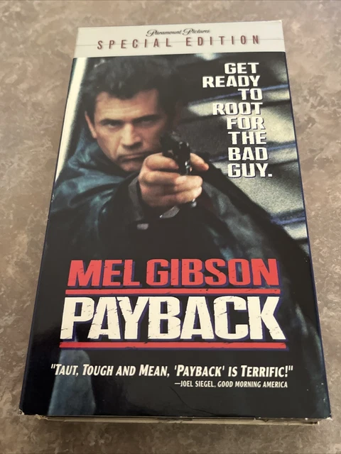 PAYBACK VHS 1999 Mel Gibson Special Edition ***TESTED*** £2.67 ...