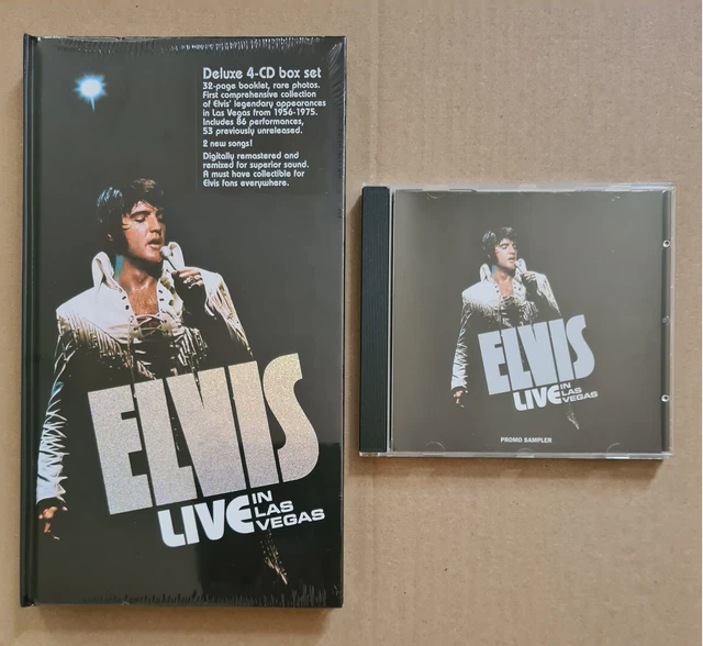 ELVIS: LIVE IN Las Vegas RCA/BMG 1st Press, 4-CD Box Set EU/UK & PROMO ...