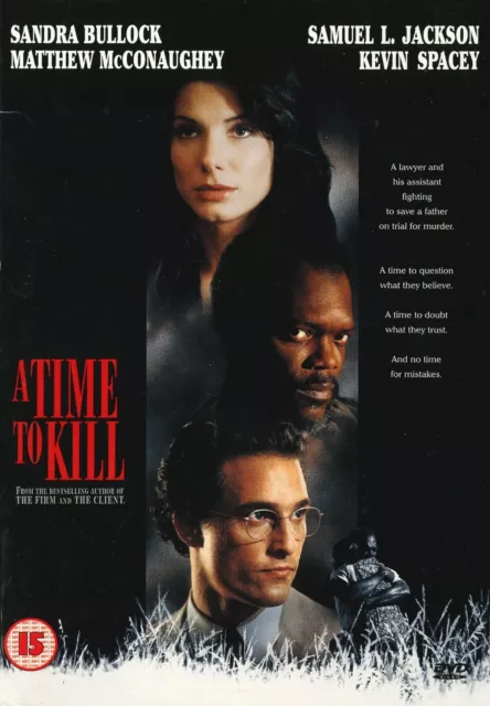 A TIME TO Kill (1996) DVD, Sandra Bullock, Samuel L. Jackson, Joel ... A TIME TO Kill (1996) DVD, Sandra Bullock, Samuel L. Jackson, Joel ...