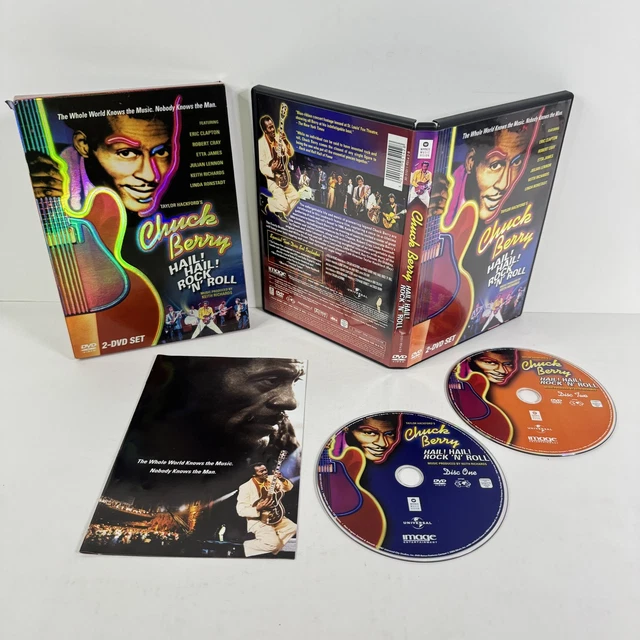 CHUCK BERRY HAIL! Hail! Rock 'N' Roll DVD 2-Disc Set with Insert & Slip ...