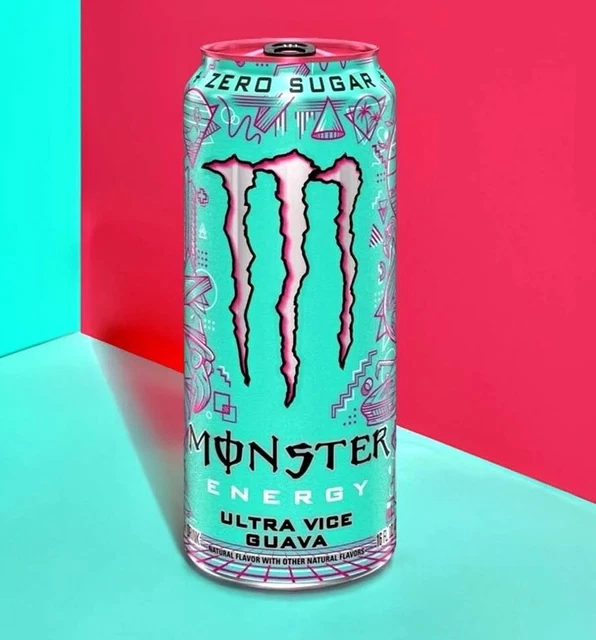 MONSTER ENERGY ULTRA Vice City Guava Flavour - 16oz Sports & Energy ...