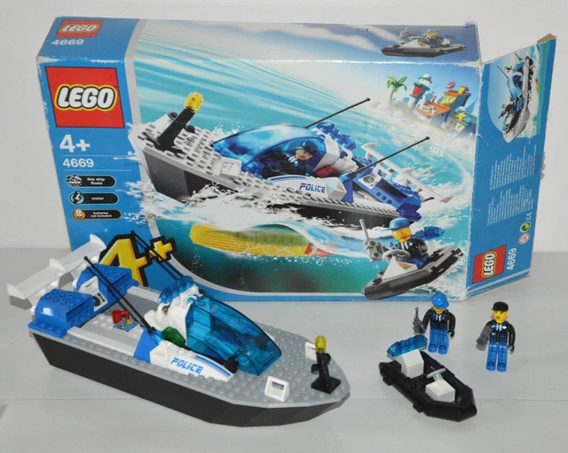 LEGO POLICE BOAT 4669 Jack Stone Building Toy £15.83 - PicClick UK