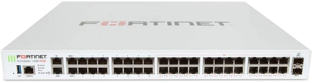 FORTINET FG-140E-POE 40 Port Fortigate Firewall Ssl 1U Security ...
