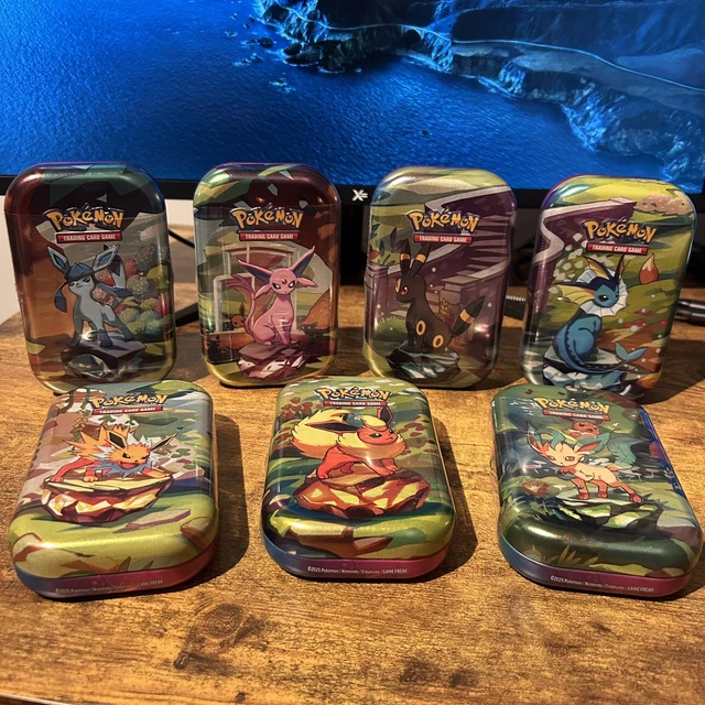 POKÉMON TCG: SCARLET & Violet - Prismatic Evolutions 6 Mini Tin Bundle ...