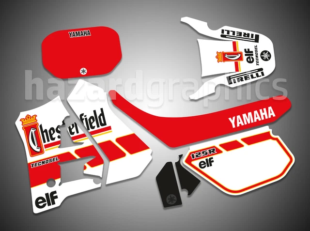 YAMAHA DT DTR DT125R 125R 200R Graphics Kit Sticker Decal Set ...
