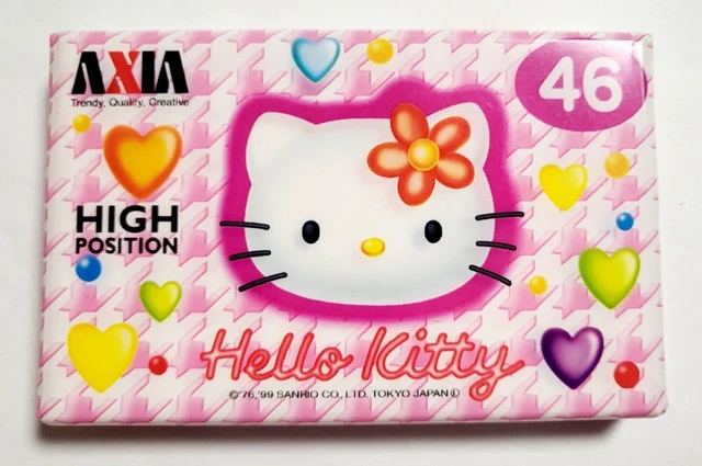HELLO KITTY CASSETTA AXIA 46 POSIZIONE ALTA Vecchio raro EUR 40,50 ...