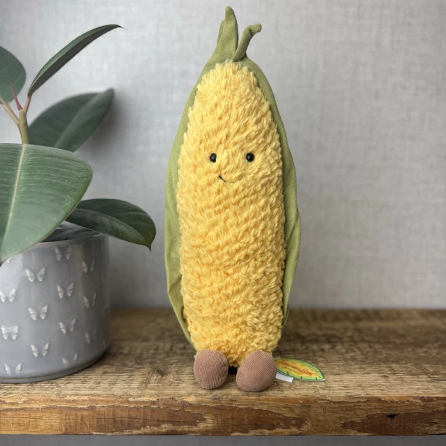 JELLYCAT AMUSEABLE SWEETCORN New With Tags - Soft Toy Food Collectible ...