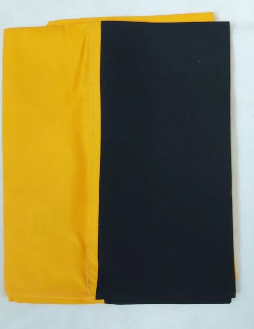 BOY SCOUT CUB Scout Girl Guide Necker Neckerchief Half Yellow Black 100 ...