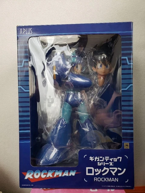 FIGURINE ROCKMAN MEGA Man Gigantic X Plus Rare Capcom Collection Du ...