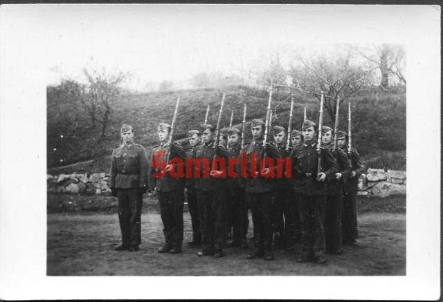 D2/7 WW2 ORIGINAL Photo Of German Wehrmacht Infantry In Oscarsborg ...