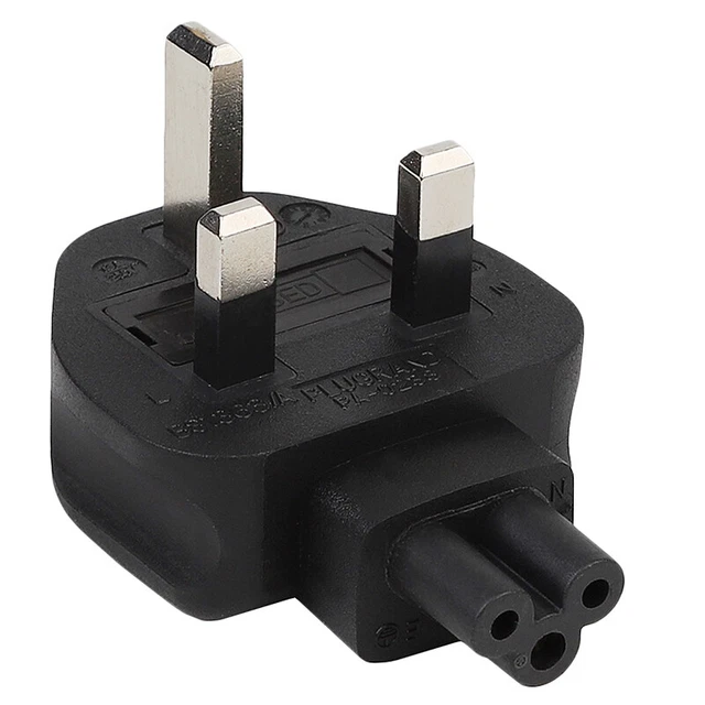 UK 33-PIN MALE To Iec 320 C5 Plug ,Uk To C5 Ac Adapter Uk Plug ...