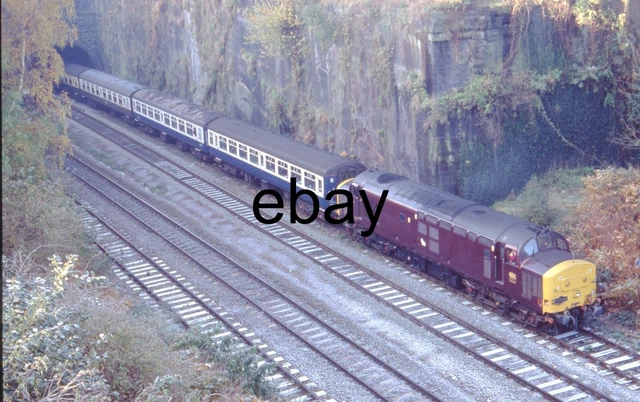 35MM RAILWAY SLIDES - Diesel Electric Loco Class 37. 37416 @ Chester ...