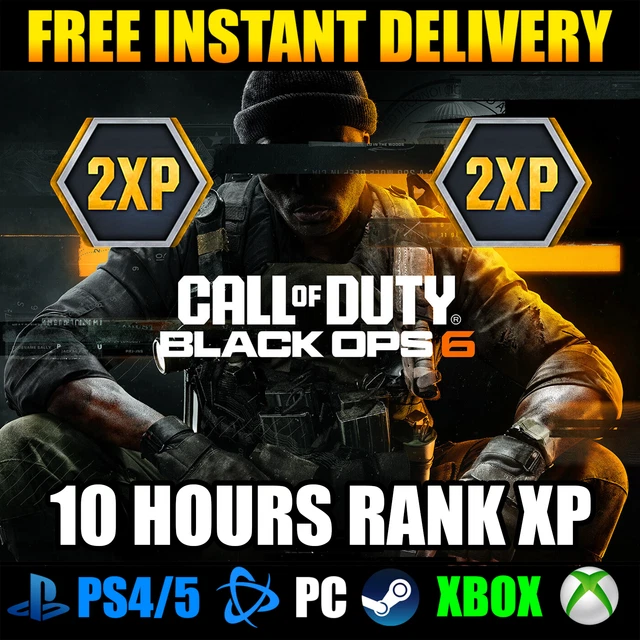 [10 HOURS] CALL of Duty Black Ops 6 DOUBLE XP - Rank Up / Level Up 2XP ...
