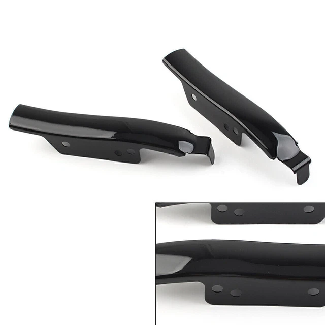BLACK FENDER-SADDLEBAG FILLER Panels Fit Harley Touring Electra Glide ... BLACK FENDER-SADDLEBAG FILLER Panels Fit Harley Touring Electra Glide ...