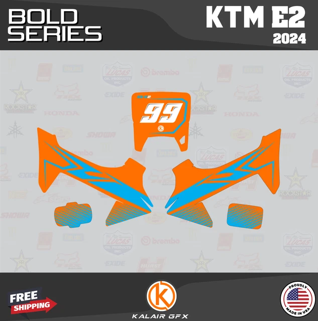 GRAPHICS KIT FOR KTM Electric Mini SXE2 (2024) Bold - CYAN $91.41 ...