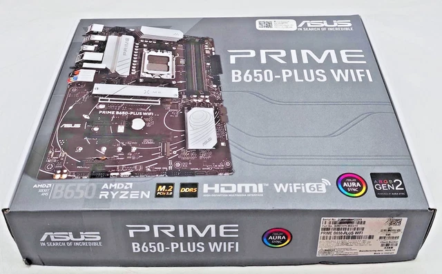 ASUS PRIME B650-PLUS Wifi Amd Am5 Gaming Motherboard - Untested £89.96 ...