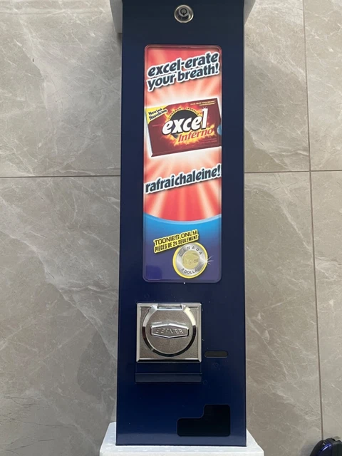 EXCEL GUM VENDING Machine (60 Pack)Brand New In Manufactured Box $155. ...