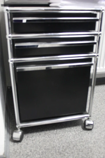 USM HALLER ROLLCONTAINER A7/A7/A4 Nero Mensola Ufficio Schreibtisch-Container EUR 1.062,68 ...