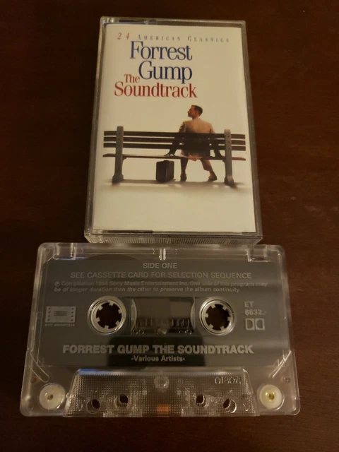 FORREST GUMP ORIGINAL Soundtrack on Cassette 24 American Classic Songs ...