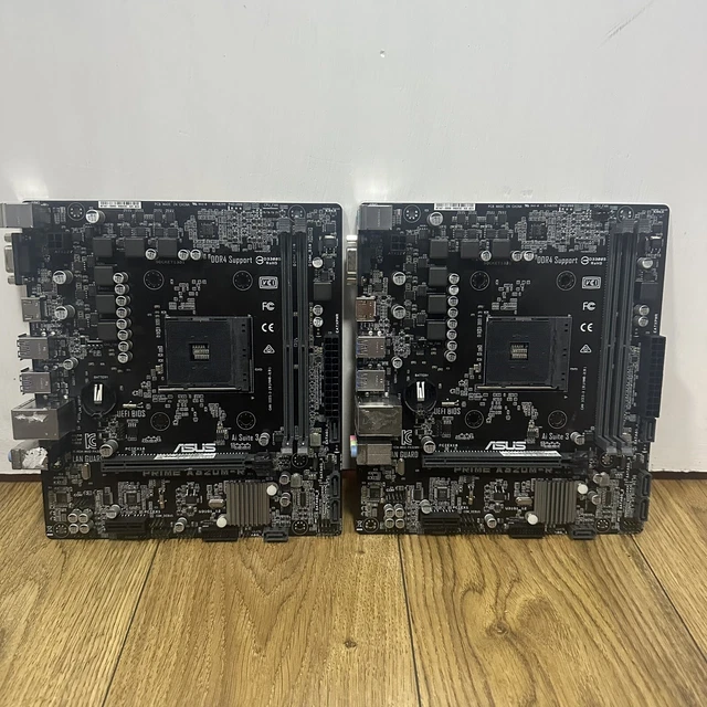 2X ASUS PRIME A320M-R Socket AM4 DDR4 MicroATX Motherboard £29.99 ...