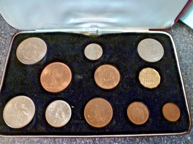1968 SPECIMEN COIN Set First & Second Issue Boxed Uncirculated £9.99 ...