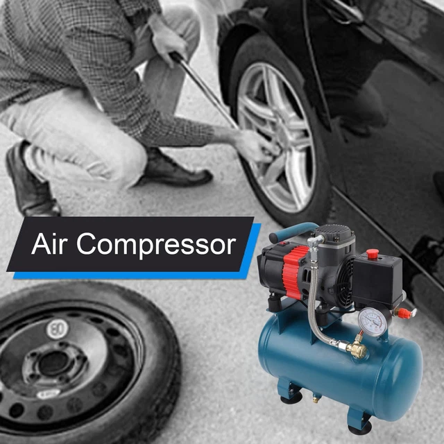 CORDLESS AIR COMPRESSOR 6L Capacity 8bar 3000mAh Battery Powered ...