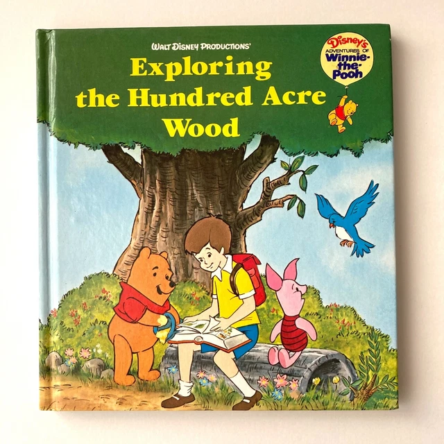 WINNIE THE POOH Exploring the Hundred Acre Wood rare 80s Walt Disney ...