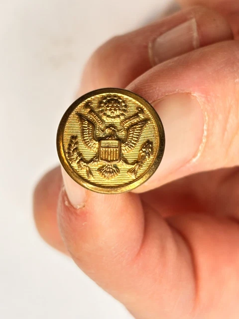 AUTHENTIC WWII US Army Enlisted Man Coat Button Military Button £29.33 ...