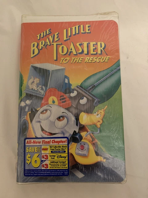 THE BRAVE LITTLE Toaster To The Rescue VHS Disney Clamshell. Sealed ...