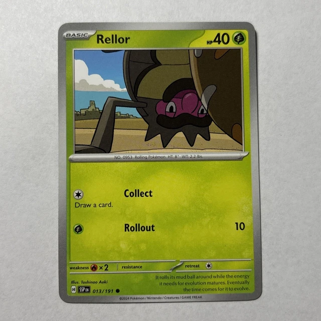 POKÉMON TCG RELLOR 013/191 Sv08: Surging Sparks Regular £0.01 - PicClick UK