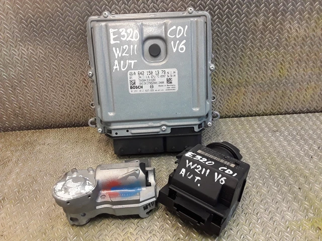 MERCEDES-BENZ W211 E 320 CDI Engine ECU Set 6421501379 3.00 Diesel ...