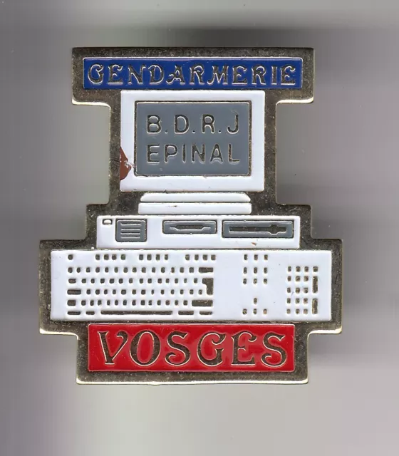 Rare Pins Pins Gendarmerie Nationale Informatique Bdrj Epinal