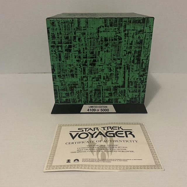 RARE SEALED MINT Condition Borg Cube Star Trek Voyager DVD Box Set 4109 ...