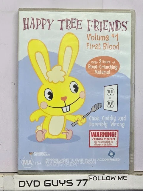 HAPPY TREE FRIENDS - First Blood : Vol 1 (DVD, 2009) - Region 4 $8.65 ...