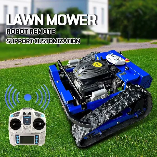 HIGH QUALITY REMOTE Control Flail Lawn Mower Brush Cutter Robot Trimmer ...