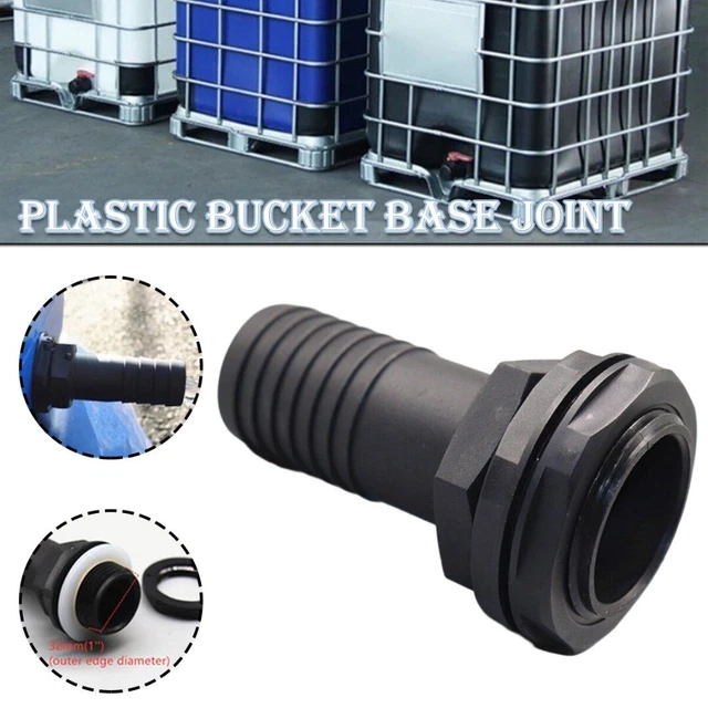 IBC WATER TANK Bulkhead Pipe Joints Bucket Inlet/Outlet Bucket Pagoda E ...