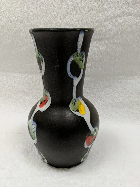 VTG. JASBA WEST Germany Art Pottery 7" Vase £23.05 - PicClick UK