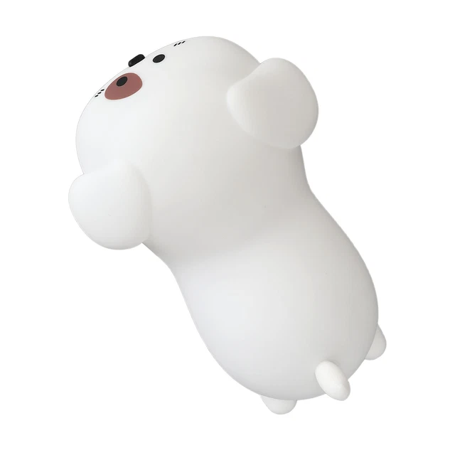 SILICON PAT NIGHT Light LED Dog Creative Bedside Lamp Brightness Color ...