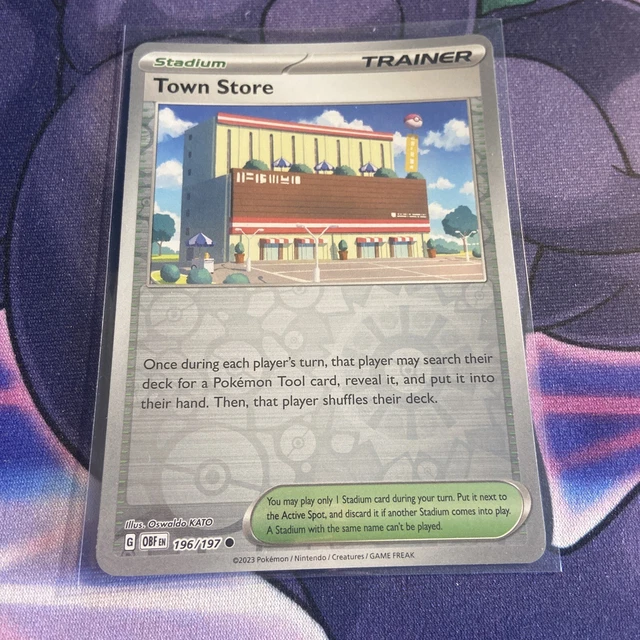 POKÉMON TCG TOWN Store SV03: Obsidian Flames 196/197 Reverse Holo ...