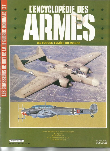 ENCYCLOPEDIE DES ARMES N°37 LES CHASSEURS DE NUIT DE LA IIe GUERRE MONDIALE EUR 4,00 - PicClick FR