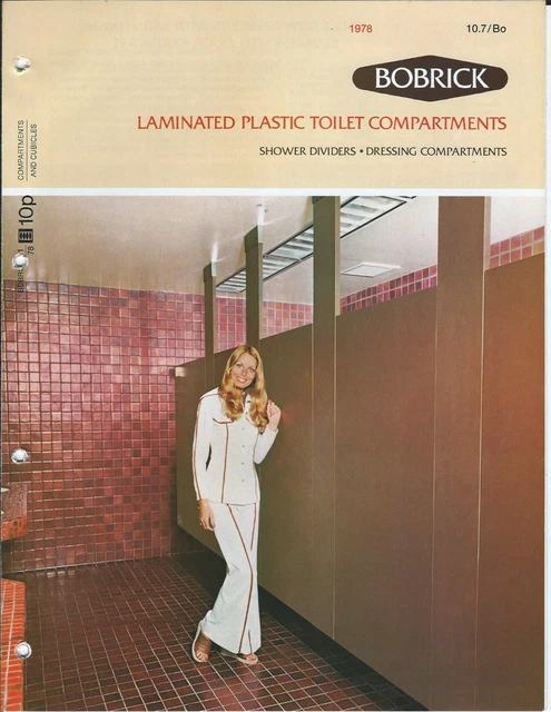 BROCHURE - BOBRICK - Plastic Toilet Stall Partitions - Pretty Lady ...