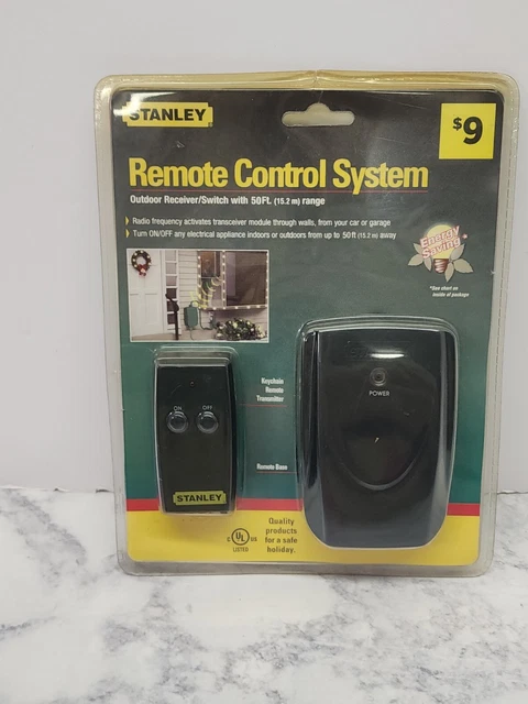 STANLEY REMOTE CONTROL Power supply System Wireless Indoor/Outdoor w/50 ...