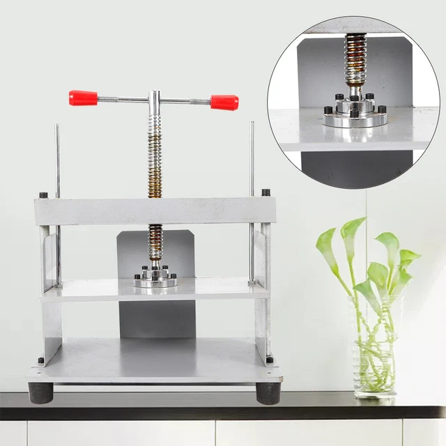 MANUAL FLATTENING MACHINE Receipt Notes Invoice A4 Size Paper Press ...
