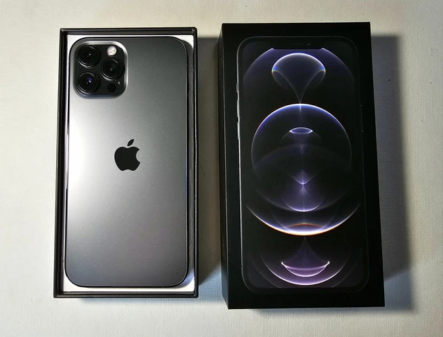 APPLE IPHONE 12 Pro Max 128 GB Graphite - Unlocked - Includes 6 cases £ ...