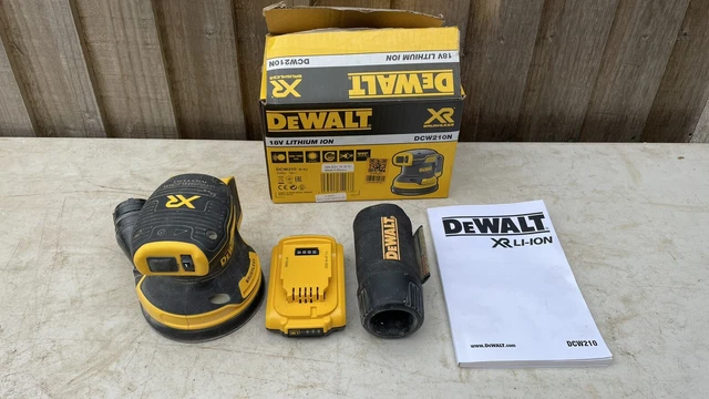 DEWALT CORDLESS BRUSHLESS sander DCW210N 18v With 2.0ah Battery ...