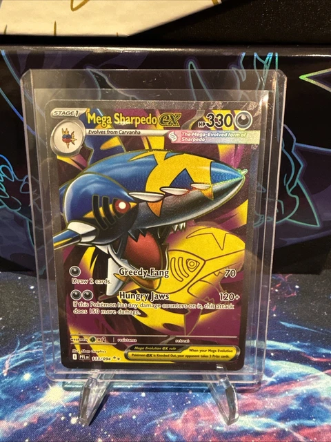 MEGA SHARPEDO EX 113/094 | Pokemon Phantasmal Flames | Full Art NM-M £4 ...