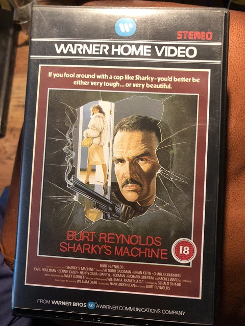 SHARKY’S MACHINE PRE Cert VHS PAL - Warner Big Box - Burt Reynolds TAPE ...