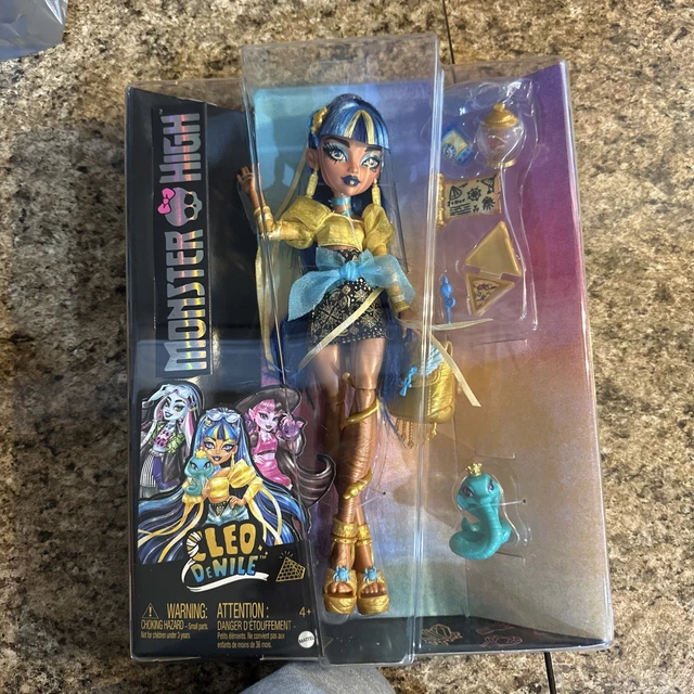 MONSTER HIGH DOLL G1 Cleo de Nile 1st Wave Re-Release 2nd Issue Gold ...